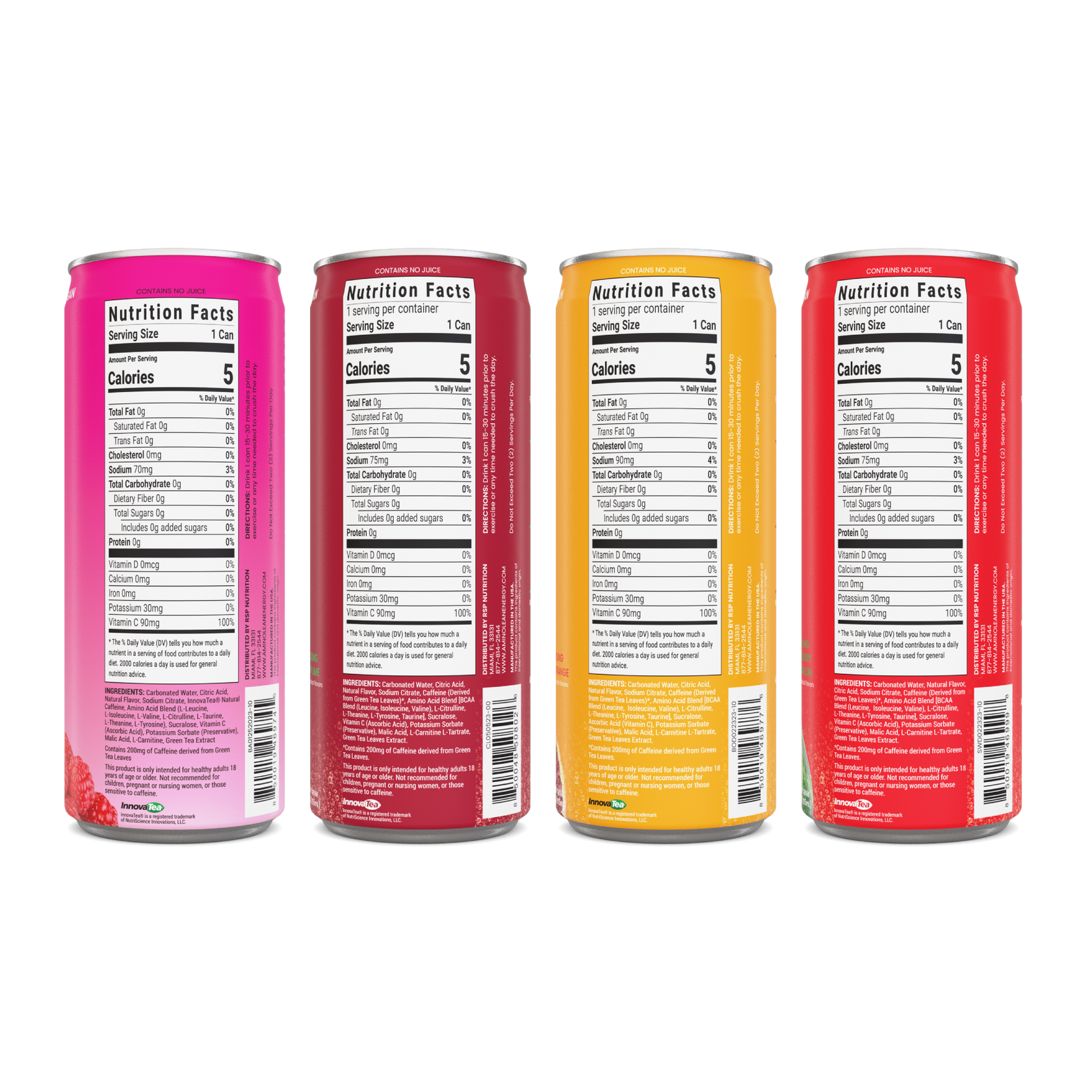AminoLean Energy Drink - Variety Pack – AminoLean | RSP Nutrition