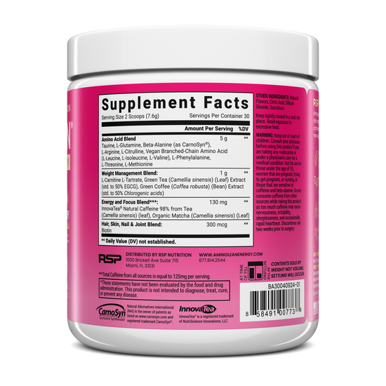 AminoLean Pre Workout - Berry Elixir – AminoLean | TrueFit