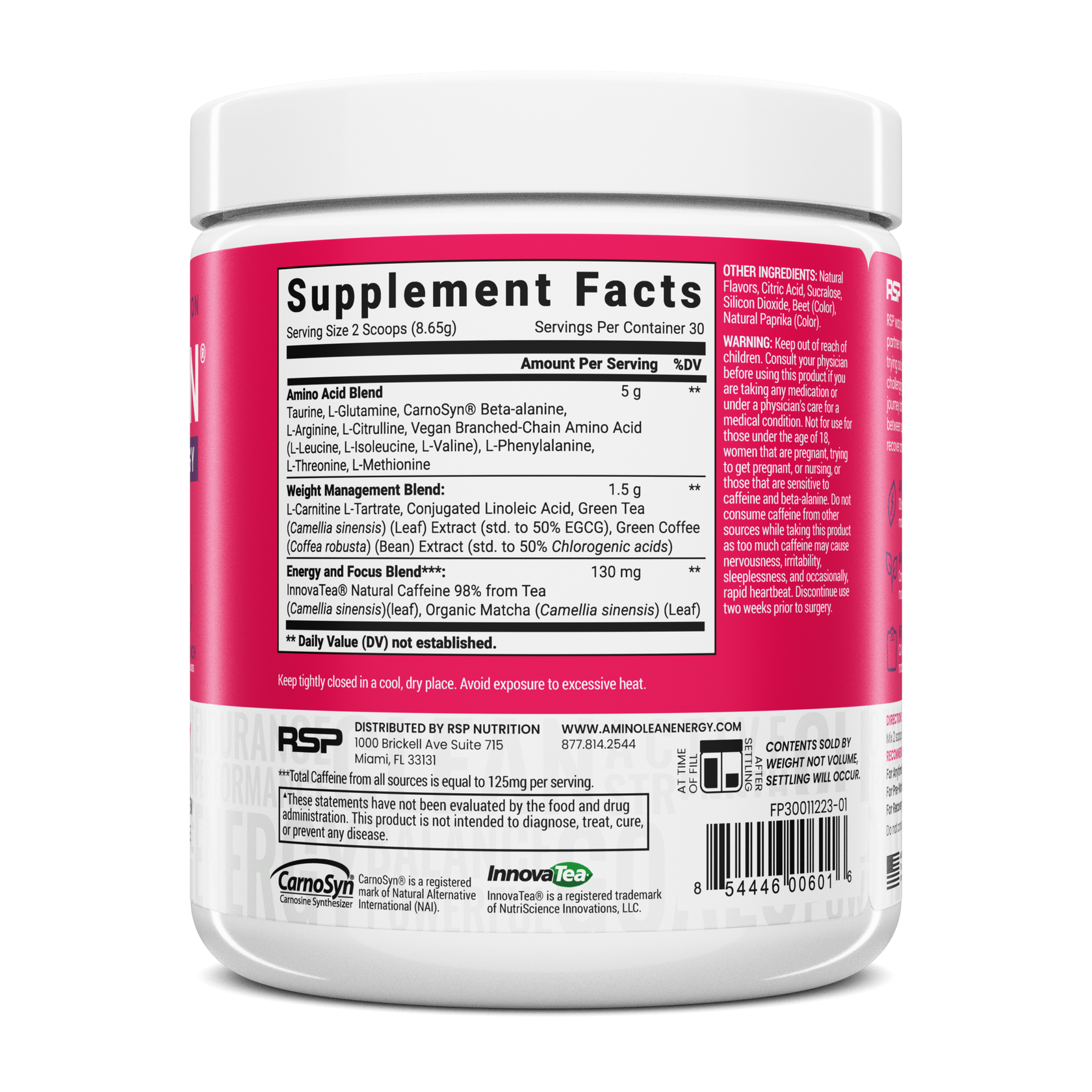 AminoLean Energy Fruit Punch by RSP Nutrition Official Site – AminoLean ...
