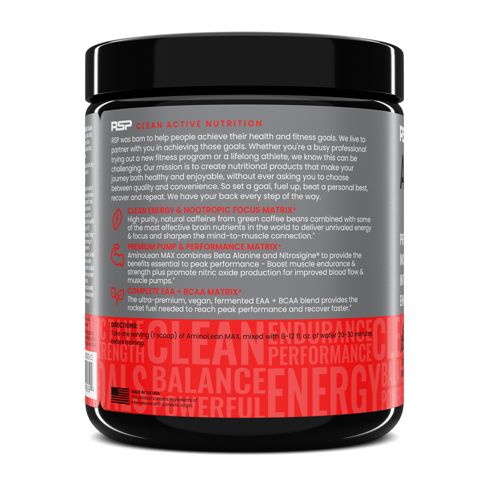 AminoLean MAX - The Better-For-You Pre Workout For Men & Women ...