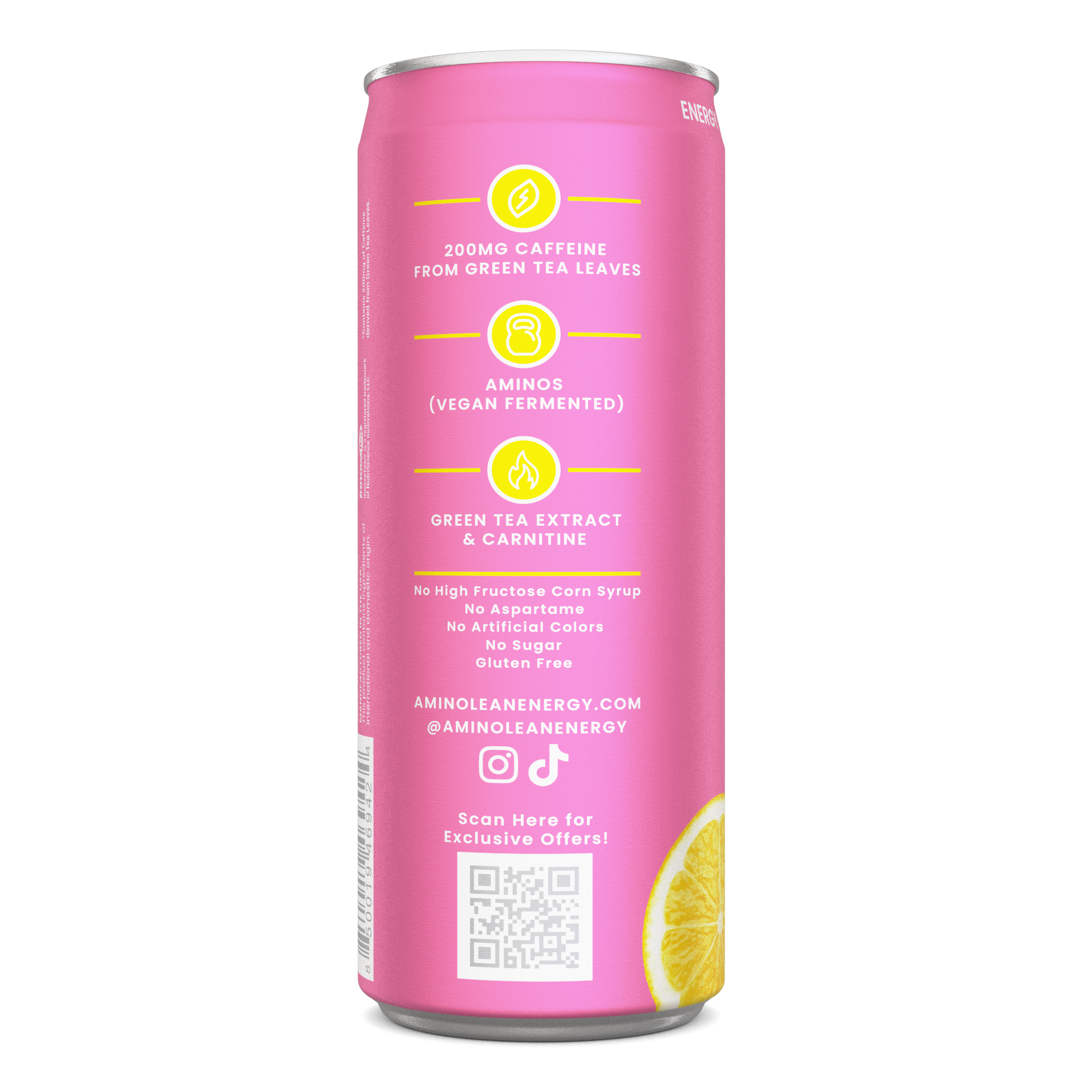 AminoLean Energy Drink - Pink Lemonade – TrueFit Nutrition