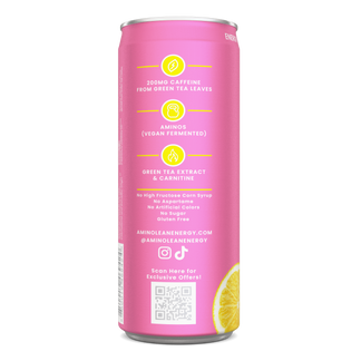 AminoLean Energy Drink - Pink Lemonade – TrueFit Nutrition