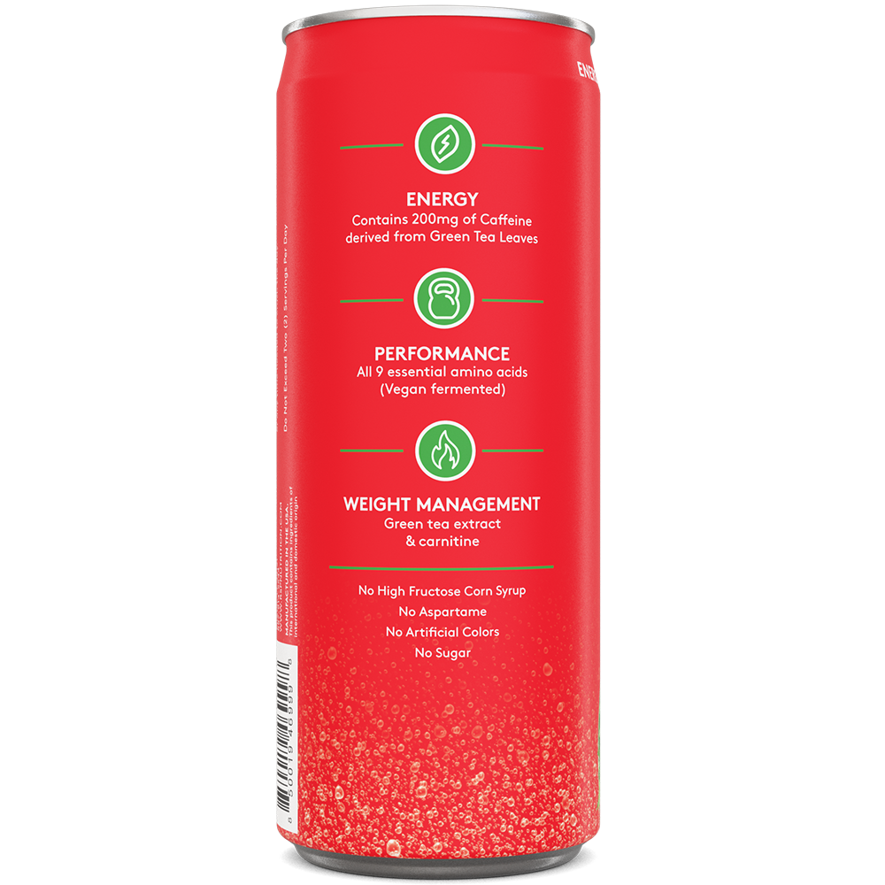 AminoLean Energy Drink - Strawberry Watermelon – TrueFit Nutrition