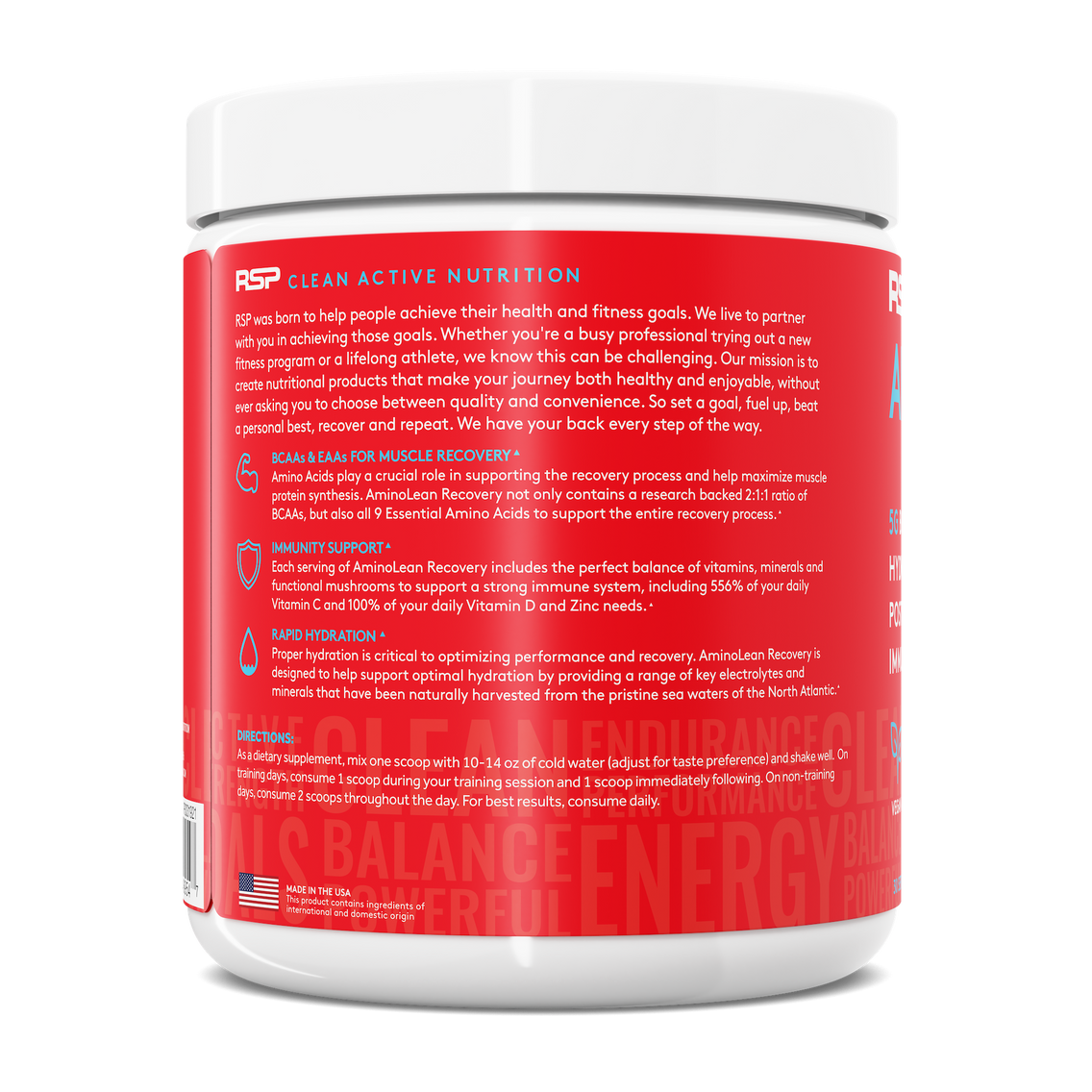 Best Workout Recovery for Women & Men - AminoLean Recovery Tropical ...