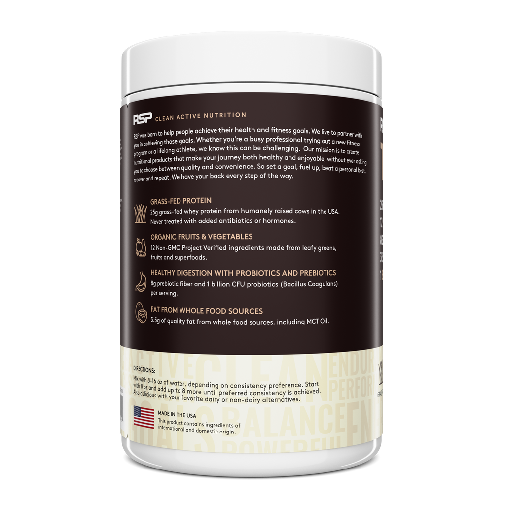 TrueFit Grass Fed Protein & Meal Replacement Powder - Chocolate ...