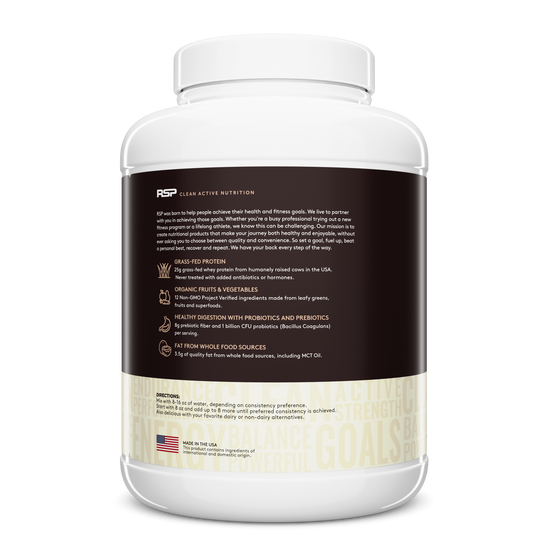 TrueFit Grass Fed Protein & Meal Replacement Powder - Chocolate ...